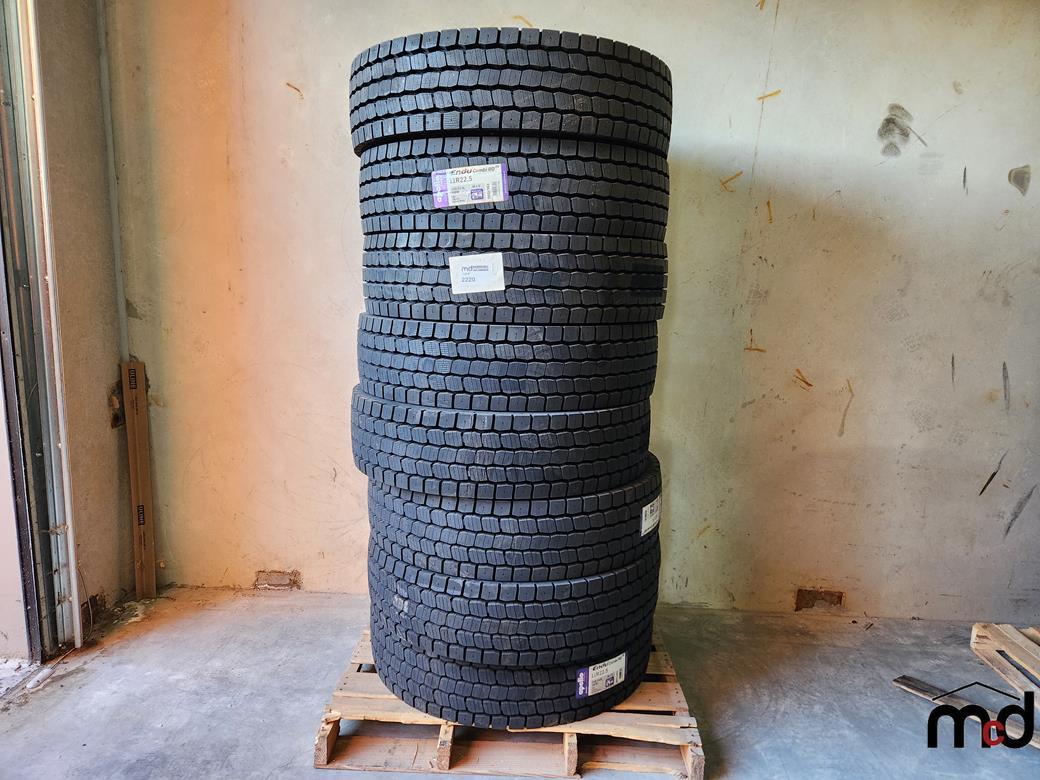 (8) Apollo Endu Combi RDOS Tires (11R22.5)